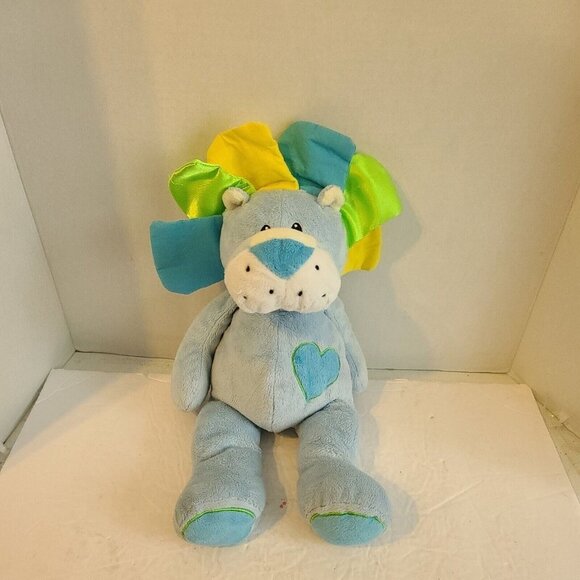 GANZ | Toys | Baby Ganz Lovely Lion Blue Plush Stuffed Animal Lovey ...